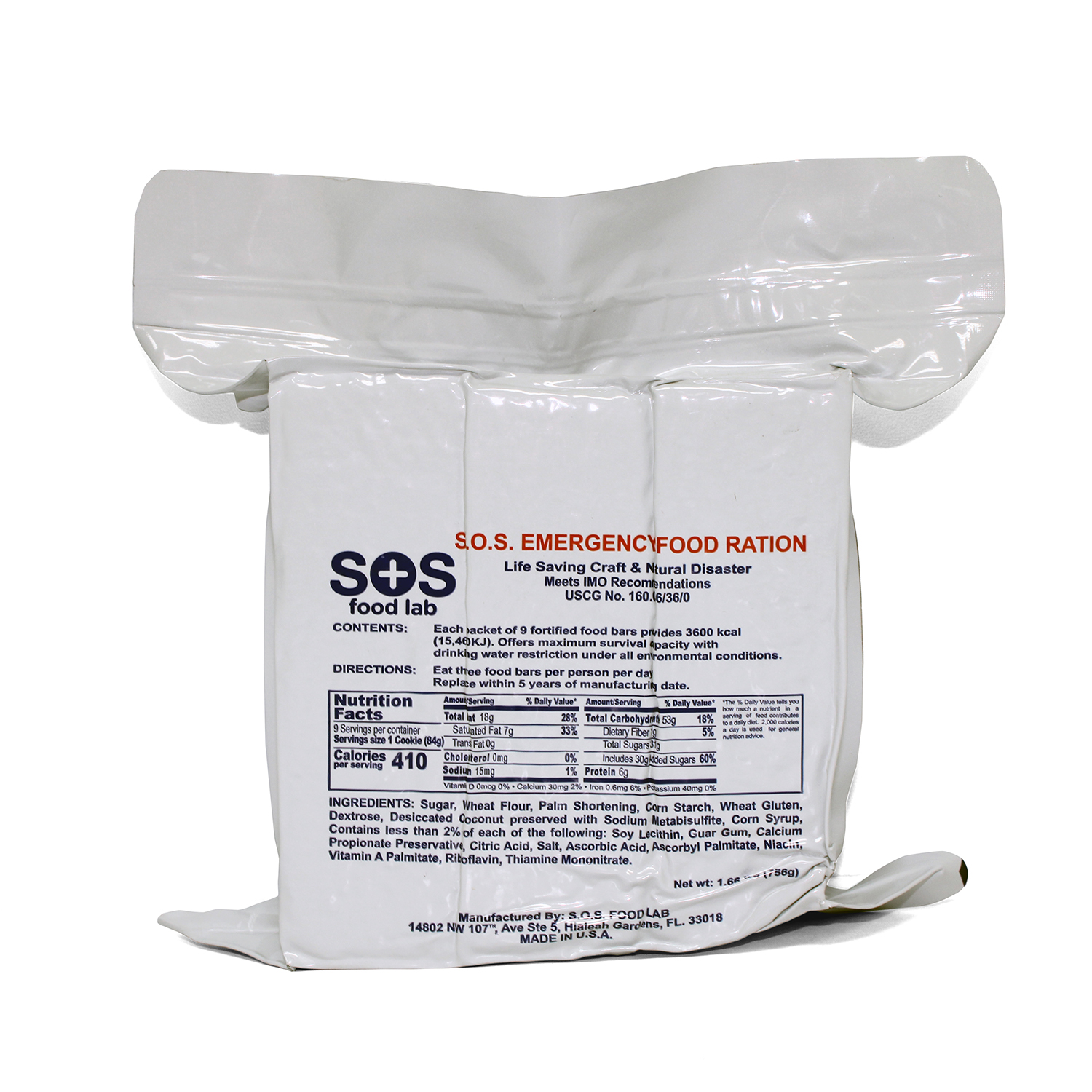 Emergency Food Bar 3600 Cal - MediFirstPlus